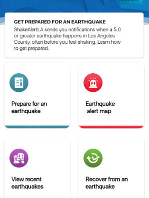 Shake Alert App L.A. – Kόsμος